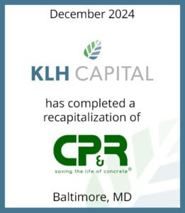 KLH Capital Completes Recapitalization Of Concrete Protection ...
